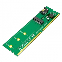 M.2 SSD to SATA Interface DDR4 Power Card Slot Adapter