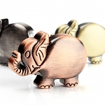 USB Metallic Elephant Necklace Flash Drive