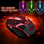 USB Crazy Bloody Gaming Mouse