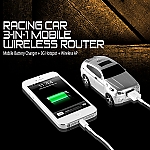 Racing Car 3-in-1 Mobile Wireless Router