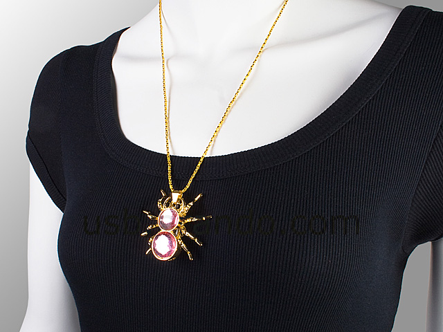 USB Jewel Spider Necklace Flash Drive II