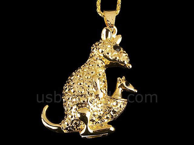 USB Kangaroo Necklace Flash Drive