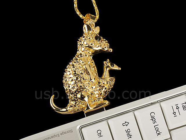 USB Kangaroo Necklace Flash Drive