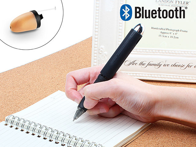 Bluetooth Pen with Spy Earpiece Set